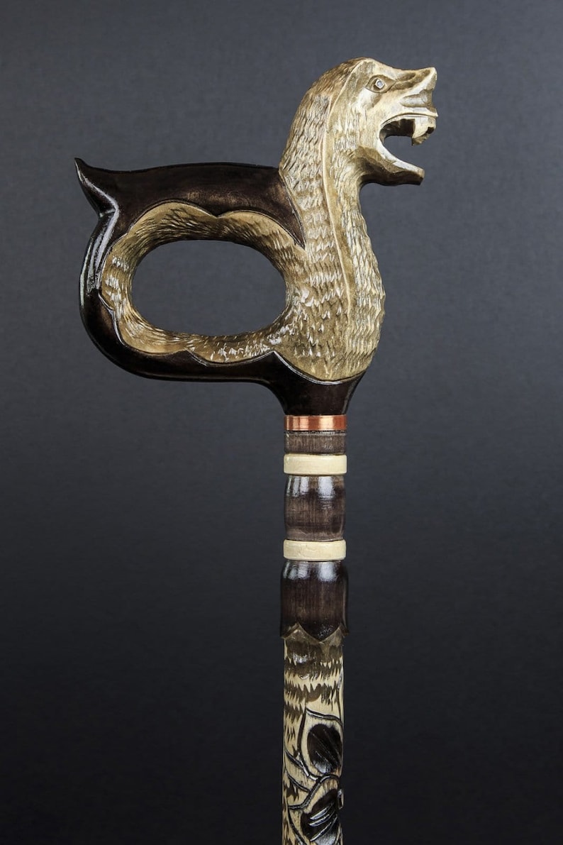 Royal Shepherd Walking Stick/ Hand Painted/handmade Product ...