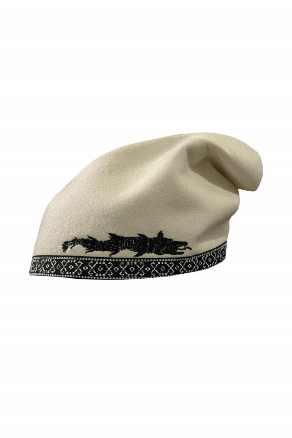 Traditional Dacic Hat Dacic Wolf Cloth and - Etsy