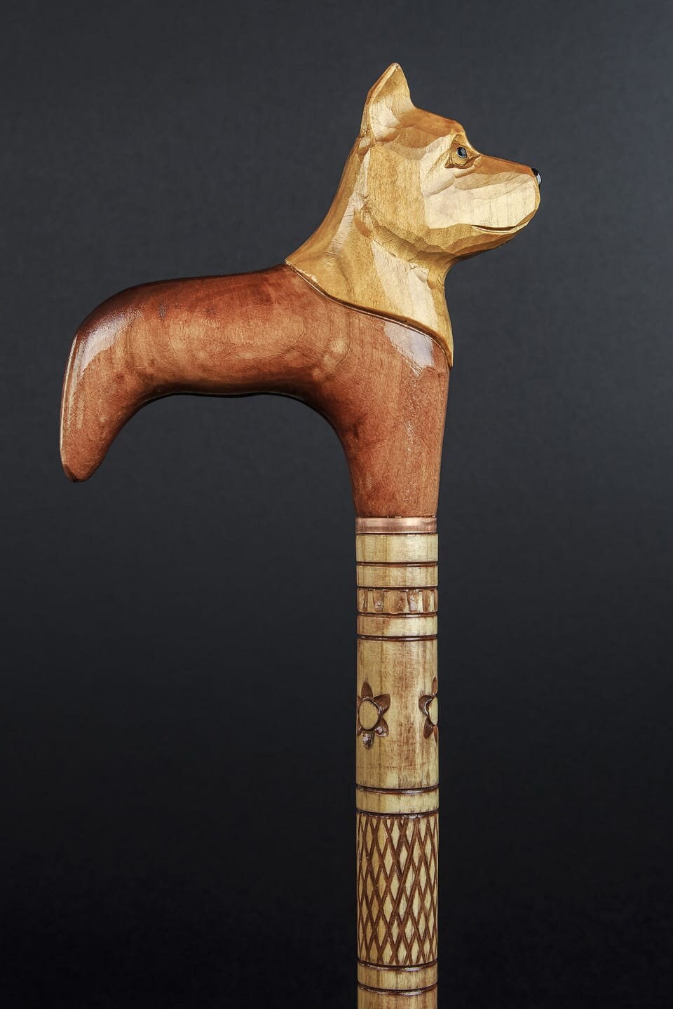Royal Shepherd Walking Stick/ Hand Painted/handmade Product ...