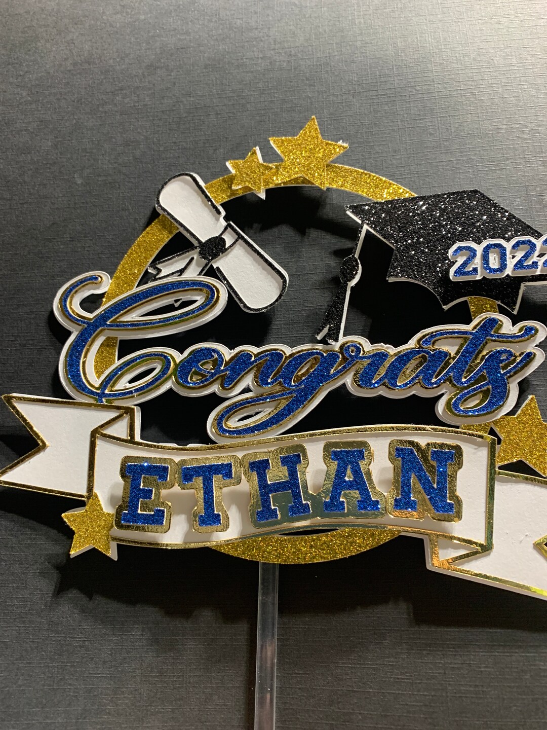 YEAR Custom Grad Cake Topper,personalize Graduation Cake Topper ...