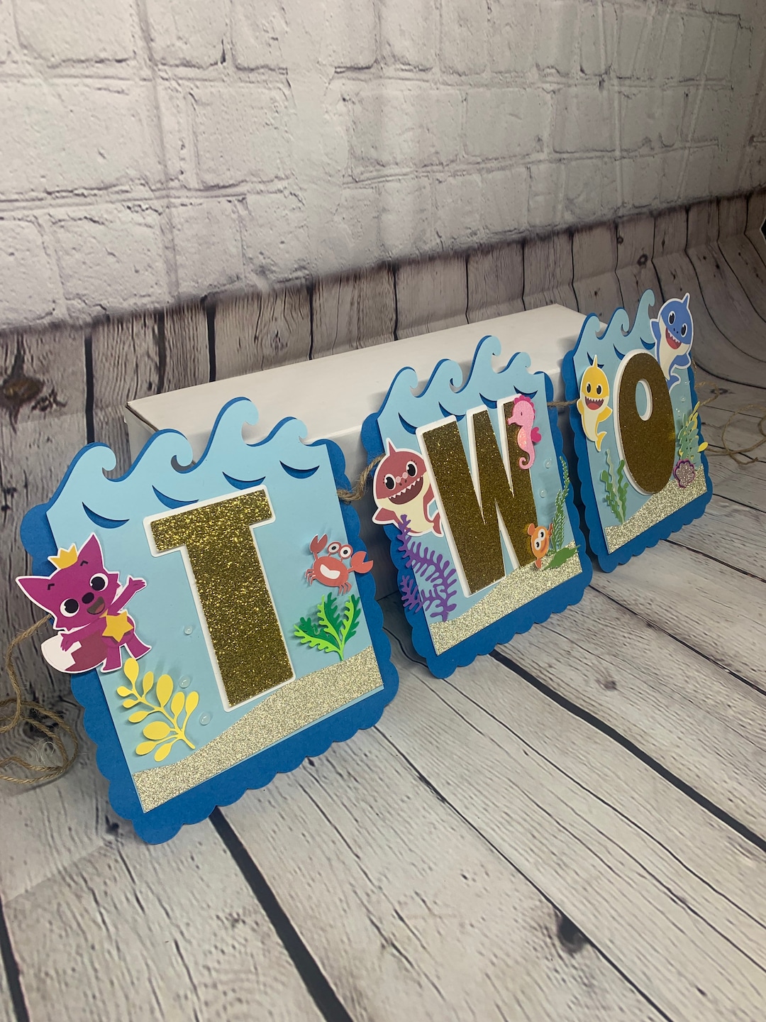 BABY SHARK AGE Banner - Etsy