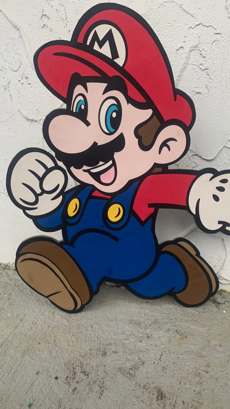 1ft 2ft Mario Bros Standee ,luigi,princess Peach,or Yoshi .party Props ...