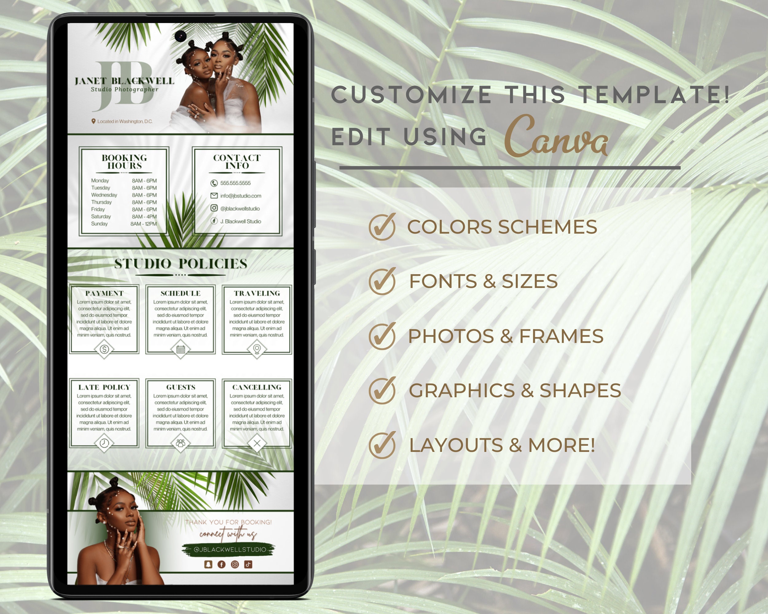 Acuity Booking Site Design Template-diy Acuity Glam Web Scheduling Page ...