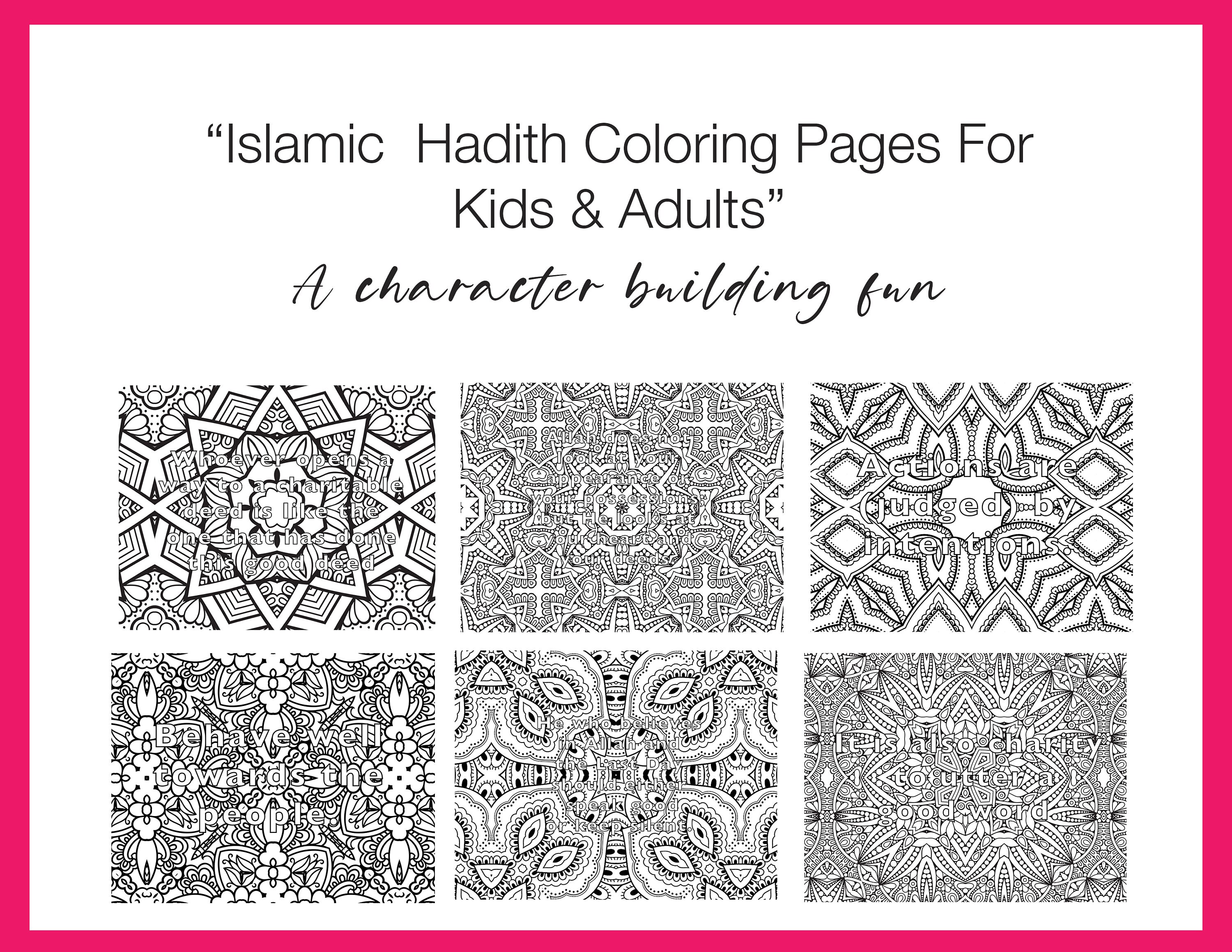 Character Building Coloring Pages
