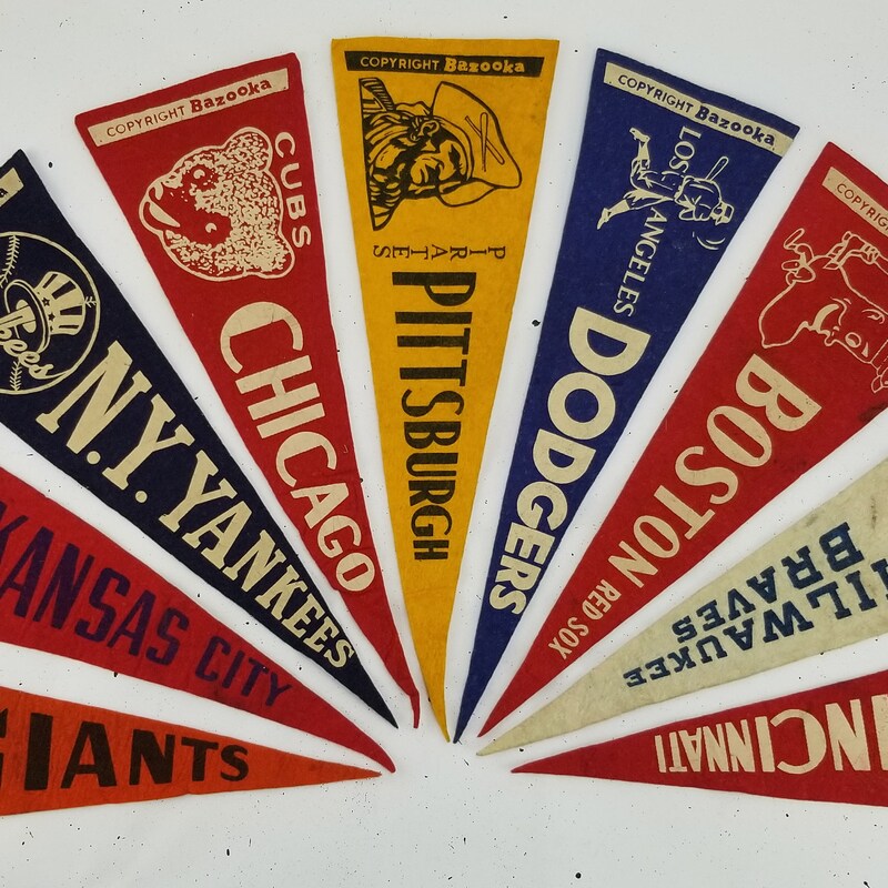 Baseball Pennants - Etsy