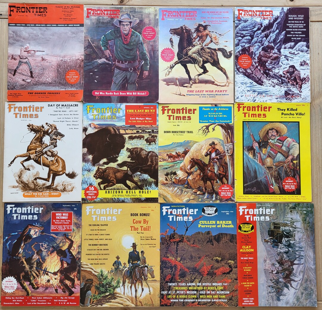 FRONTIER TIMES Magazine 1958-1980 Lot of 78 issues - Etsy.de