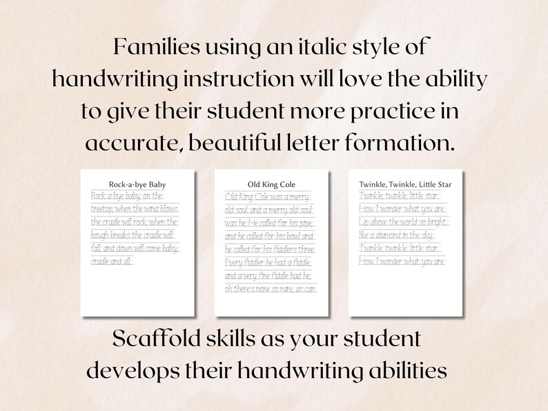 Handwriting Worksheet Printable Kindergarten Copywork First Grade ...