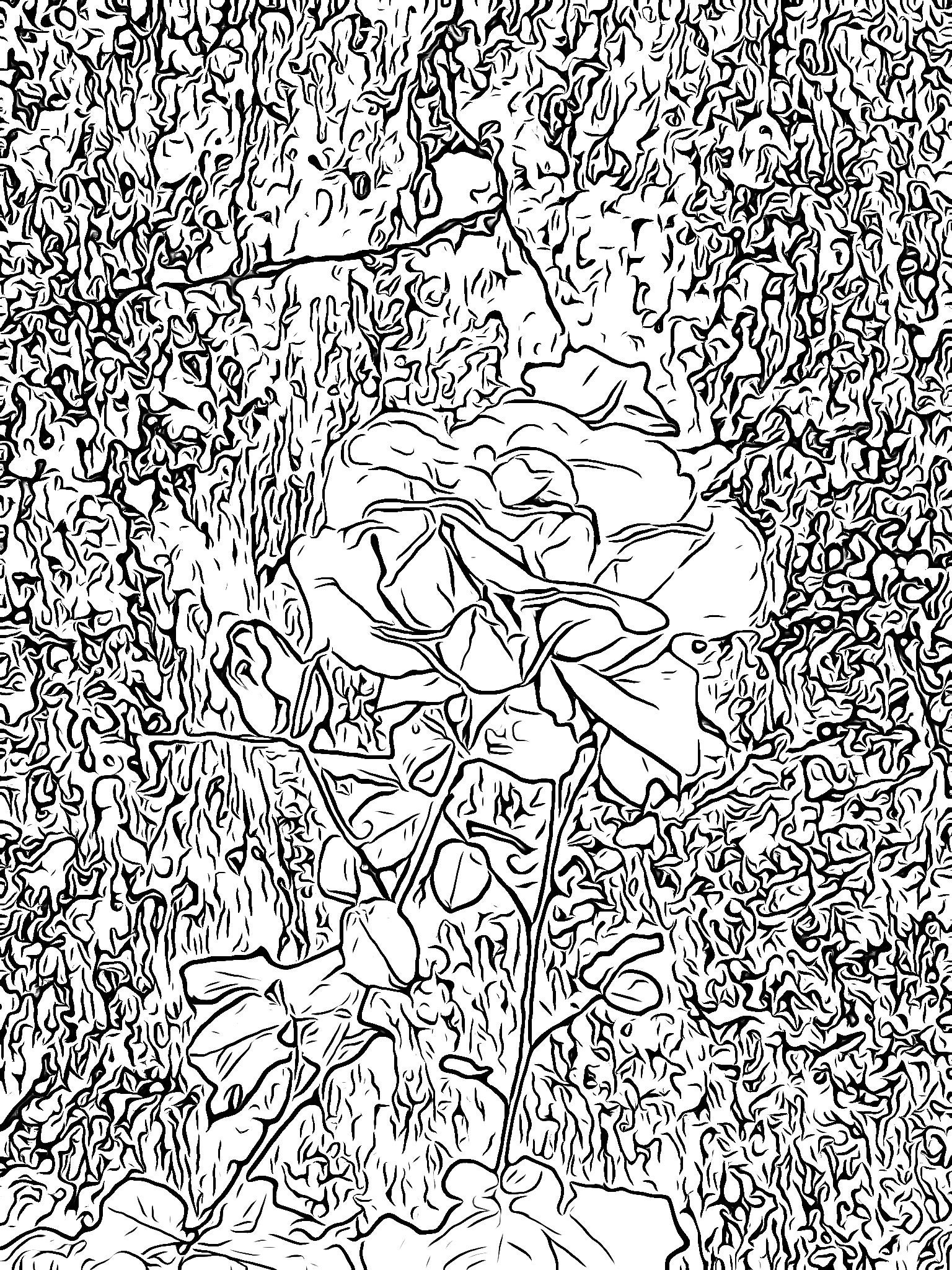 Colorful Digital Download Printable, Sunflower Print-coloring Page, Art ...