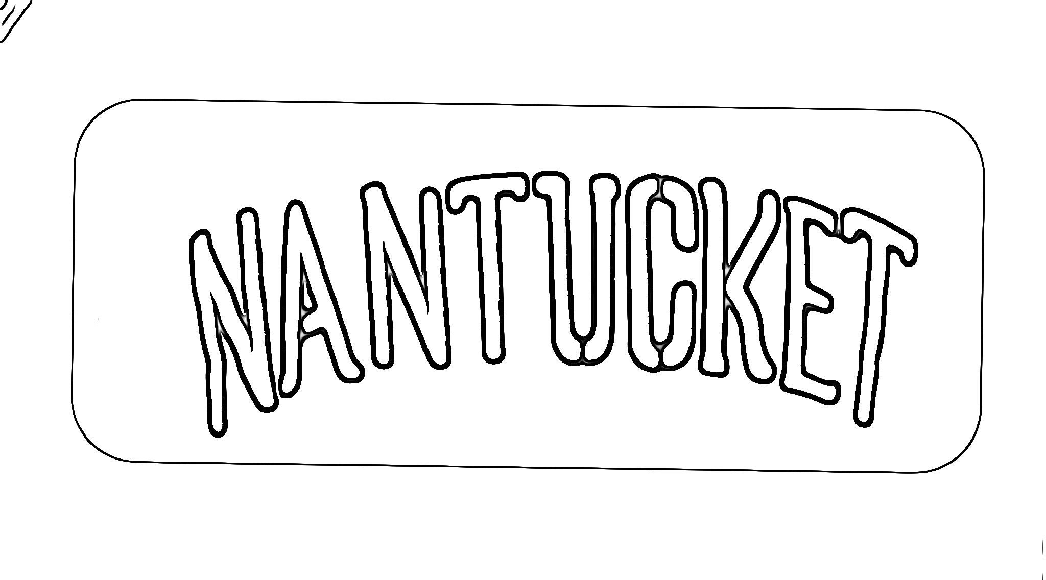 Digital Printable Coloring Pages for Adults Nantucket Island Digital ...
