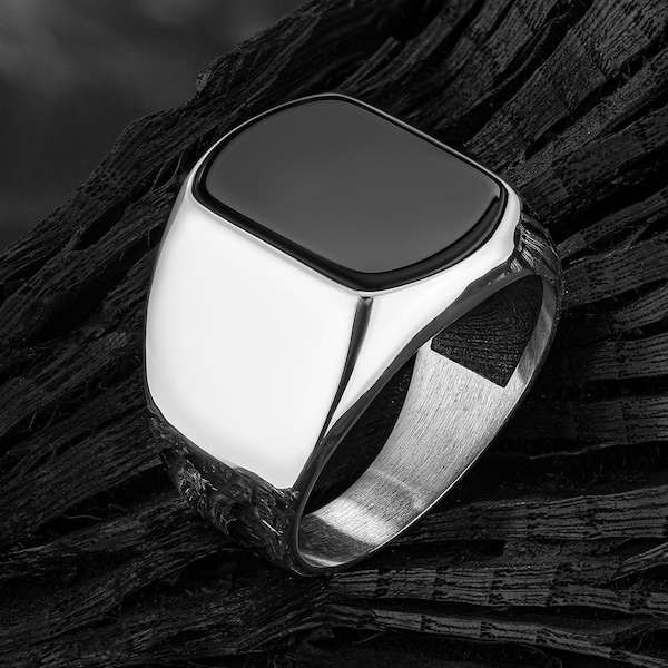 Shiny Silver Ring - Etsy