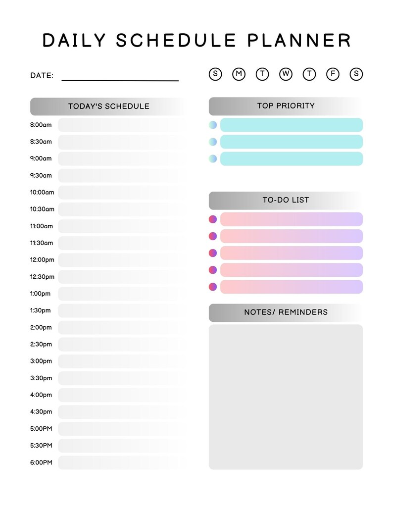 Digital Planner, All-in-one Daily Planner - Etsy