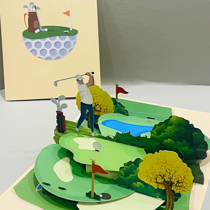 Golf Card - Etsy UK