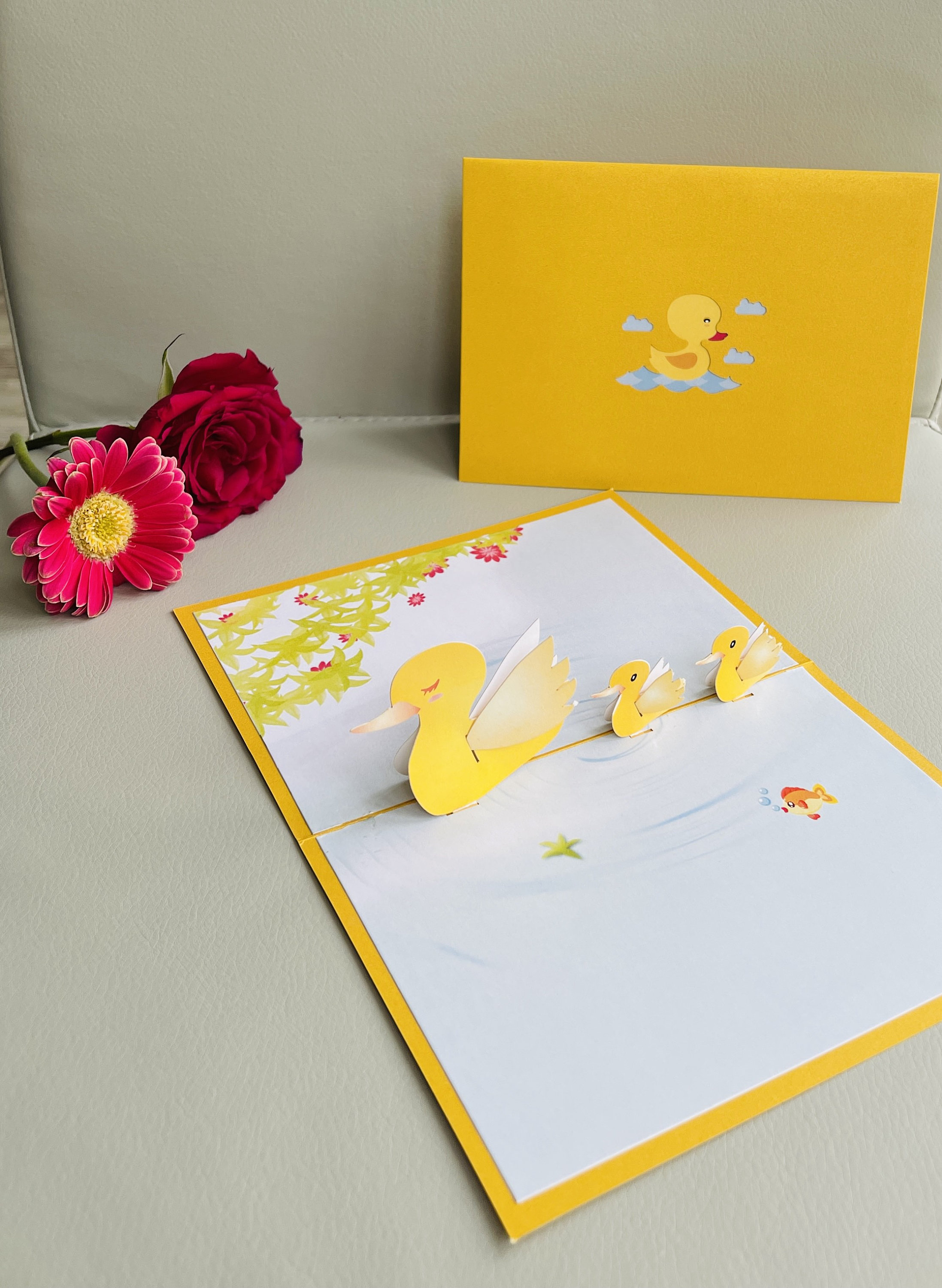 Duck Pop up 3D Card Birthday Fun Special Occasion - Etsy UK