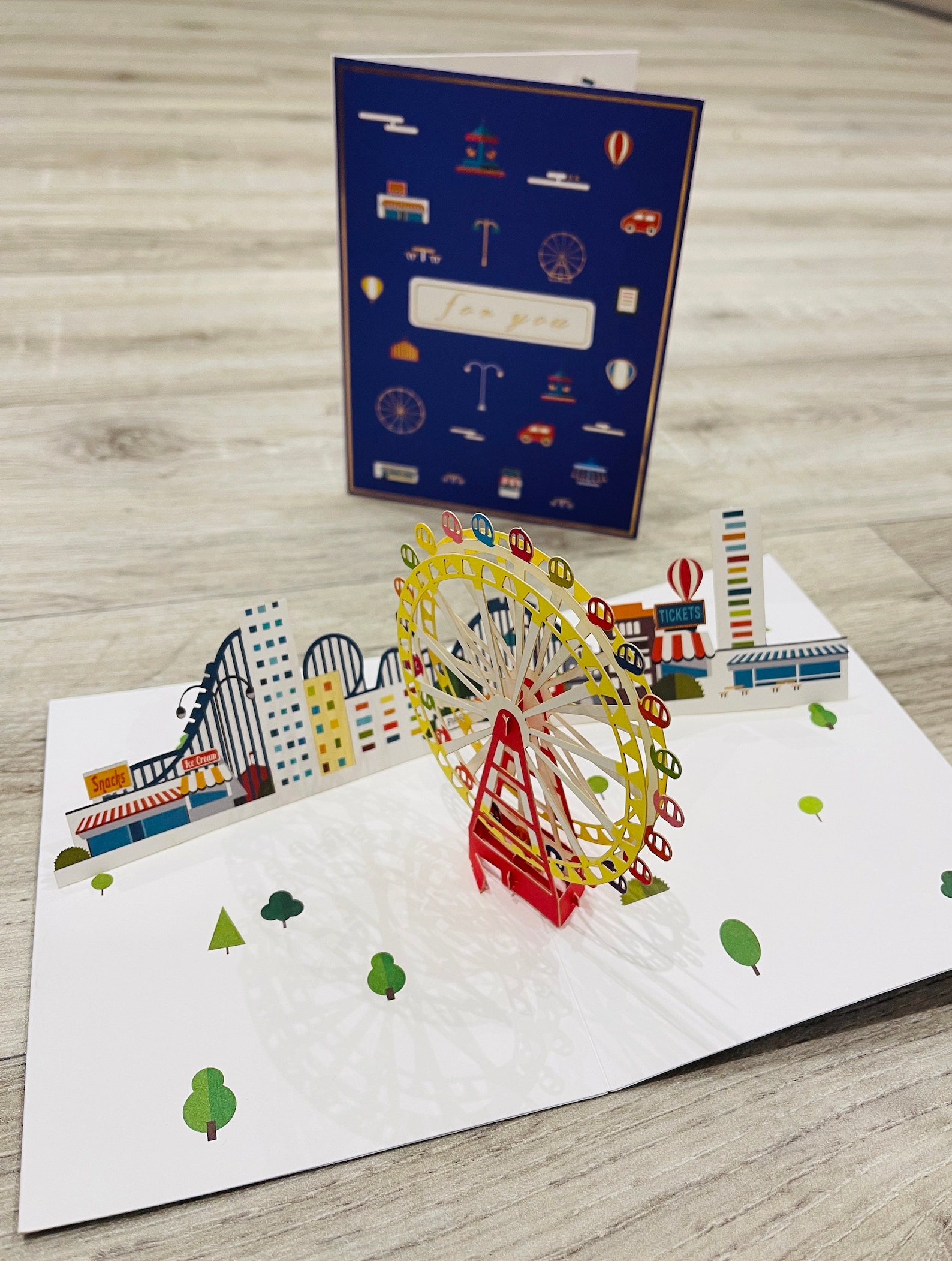 Ferris Wheel Pop up 3D Card Special Occasion Fun Birthday - Etsy UK