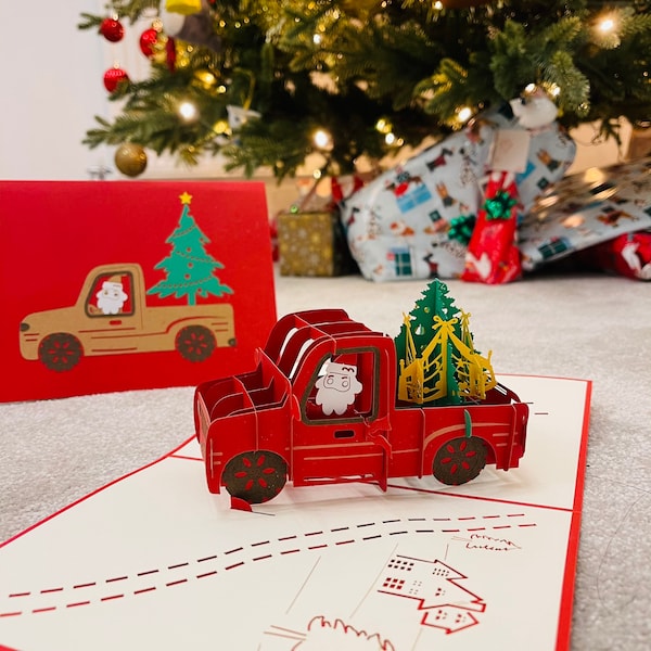 3d Christmas Card - Etsy UK