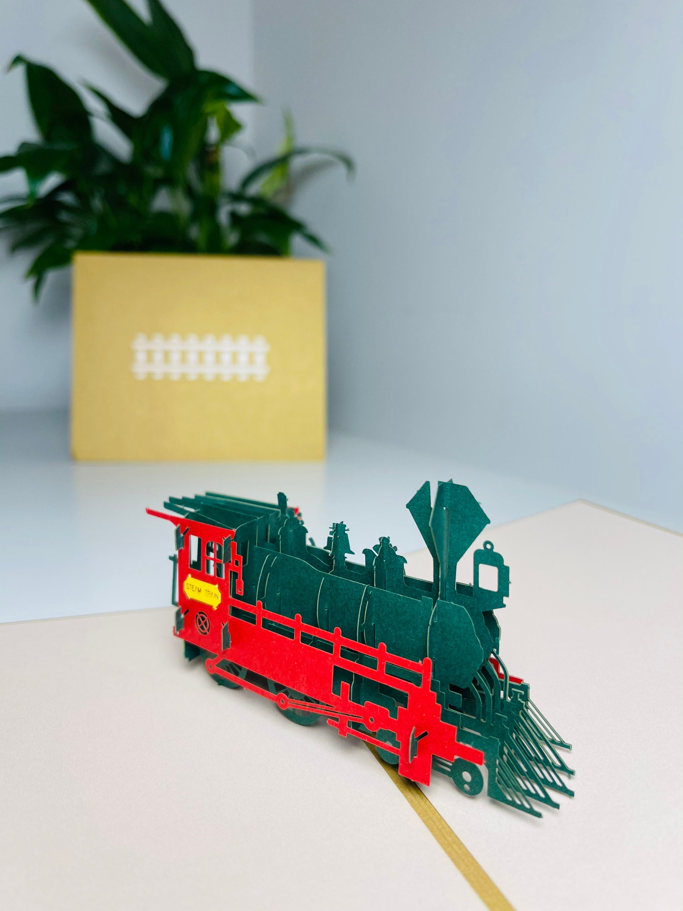 Steam Train Pop up 3D Card Special Occasion Hobby Fun - Etsy UK