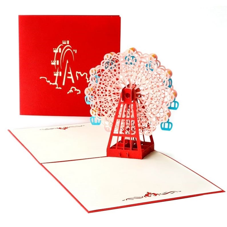 Ferris Wheel Pop up 3D Card Special Occasion Fun Birthday - Etsy UK