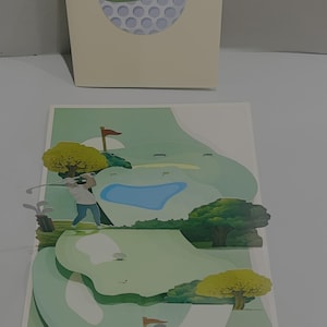 Golf - Pop up 3D Card Special Occasion Hobby Fun Birthday - Etsy UK