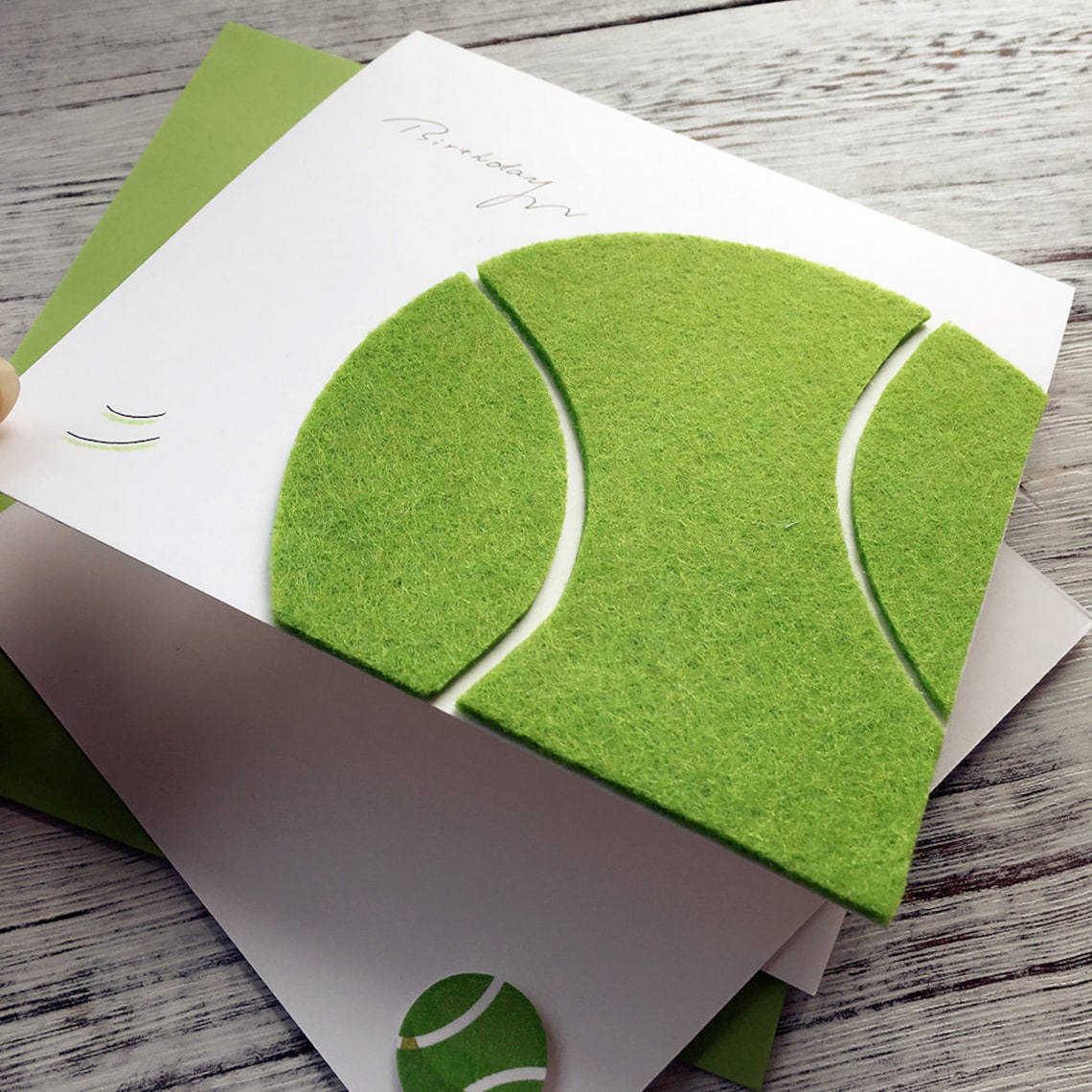 Tennis Fun Card Birthday Hobby Sport - Etsy UK