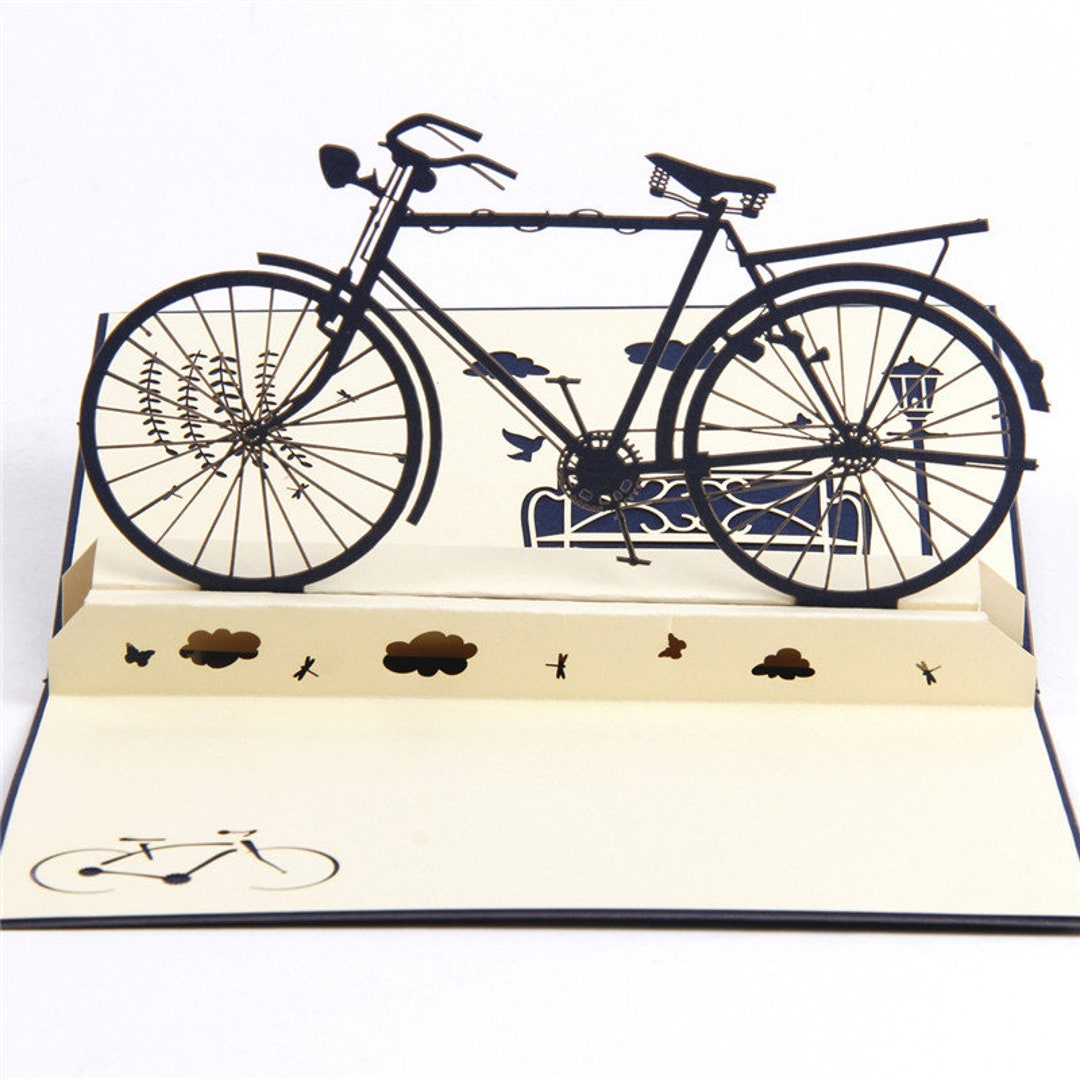 Cycling Bike - Pop up 3D Card Special Occasion Hobby Fun Birthday - Etsy UK