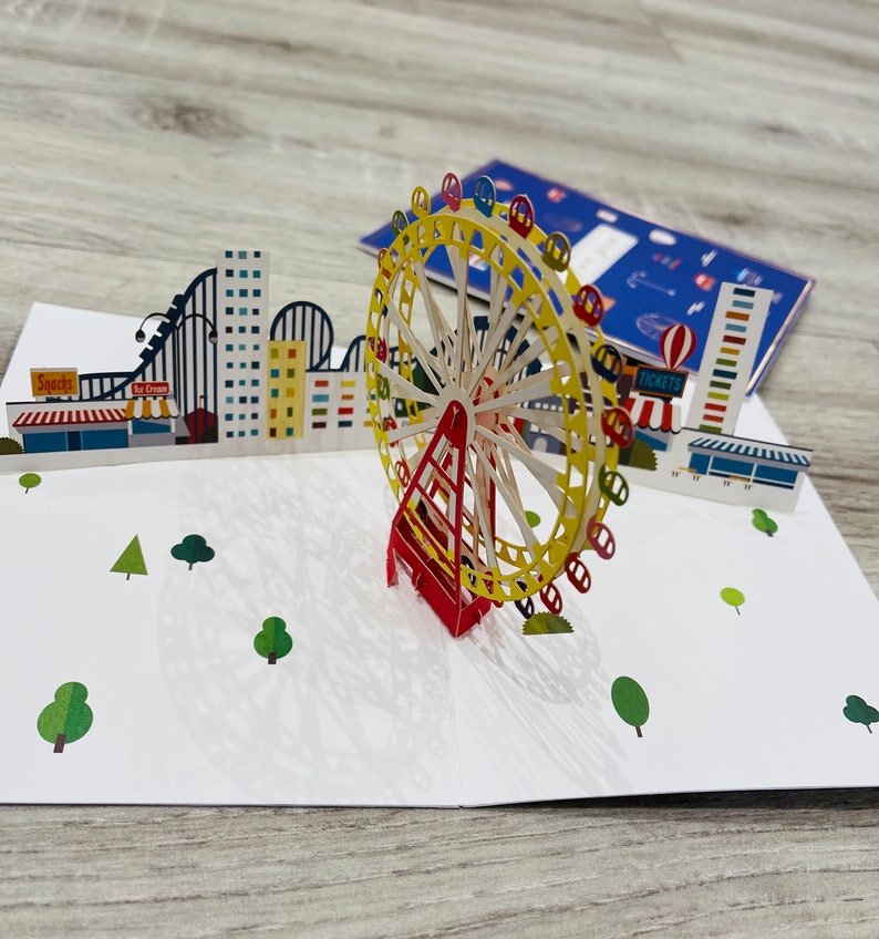 Ferris Wheel Pop up 3D Card Special Occasion Fun Birthday - Etsy UK