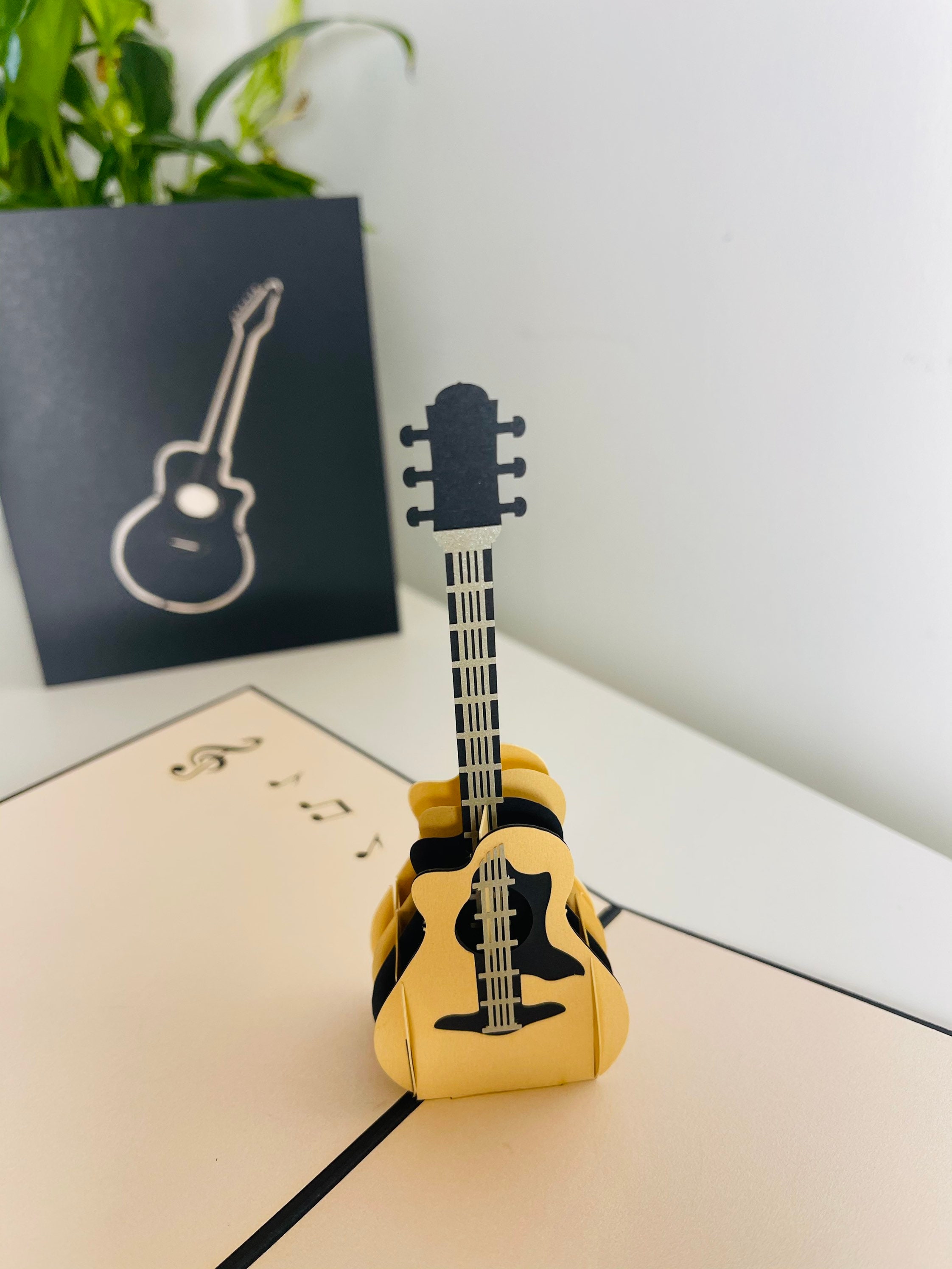 Guitar Music- Pop up 3D Card Special Occasion Hobby Birthday - Etsy UK