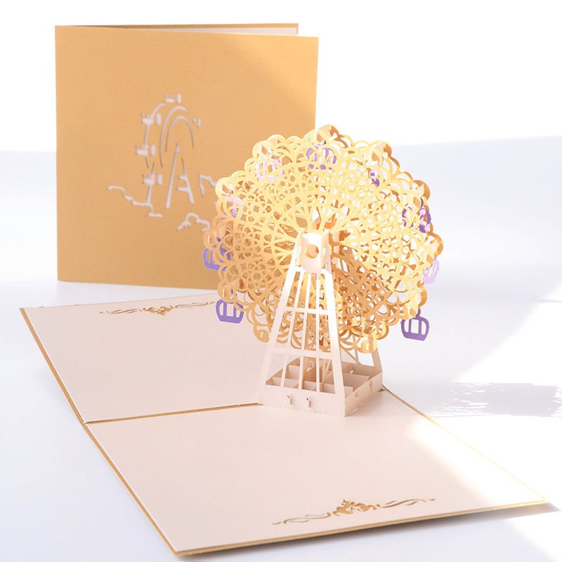 Ferris Wheel Pop up 3D Card Special Occasion Fun Birthday - Etsy UK