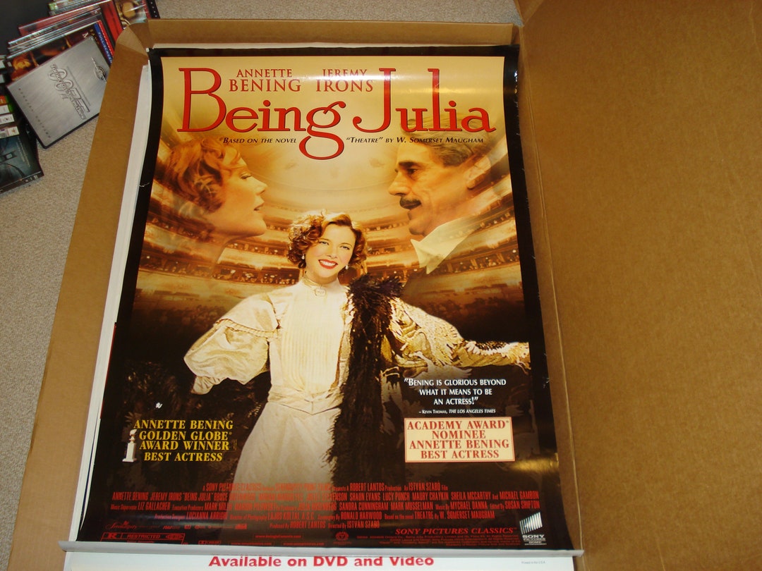 Being Julia Annette Bening Movie Poster 27 X 40 B2 Used Etsy