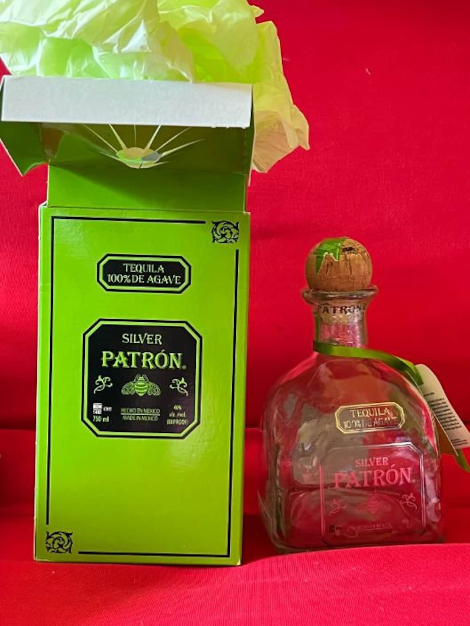 Patron Silver Tequila 100% De Agave 750ml Empty Bottle - Etsy