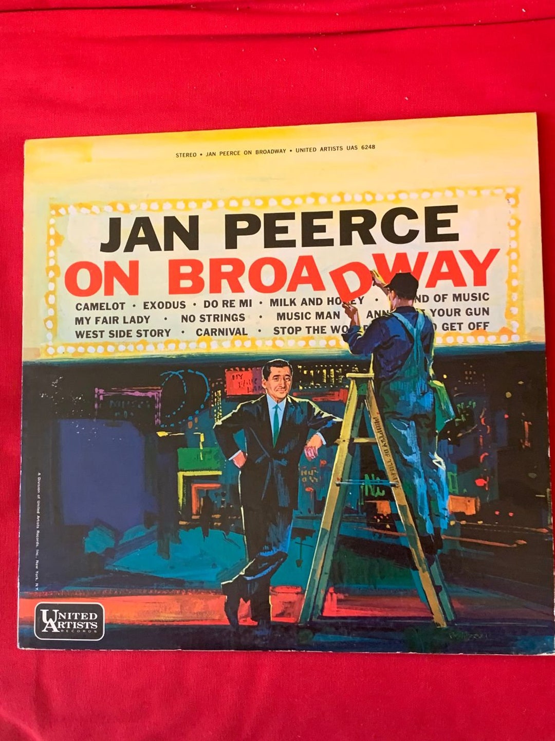 Jan Peerce: on Broadway Lp Record - Etsy