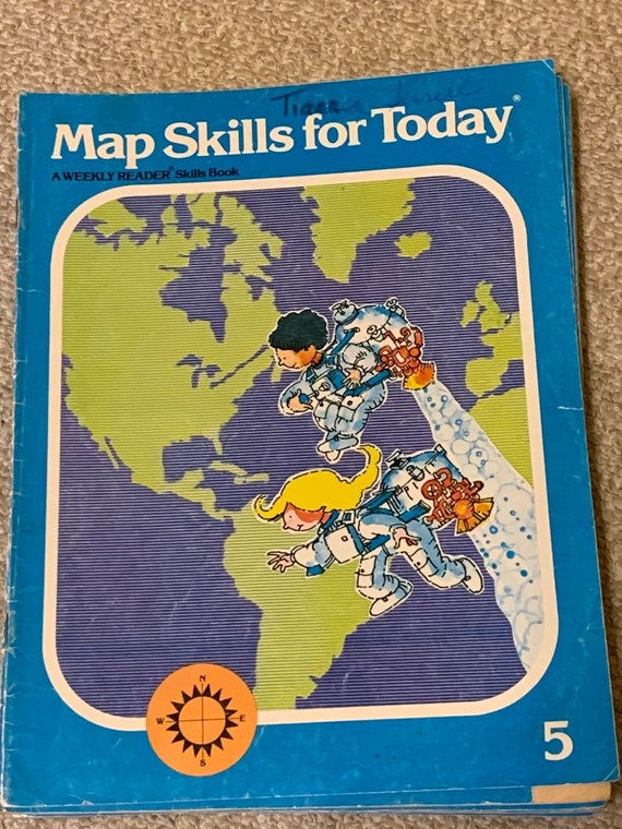 Map Skills for Today/grade 5 weekly Reader Skills Book - Etsy