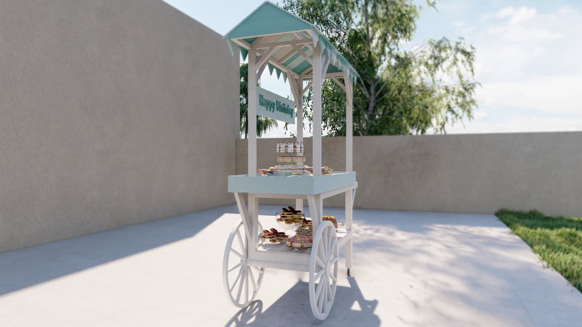 Candy Cart Plans / 23 X60 / Step-by-step Instructions - Etsy