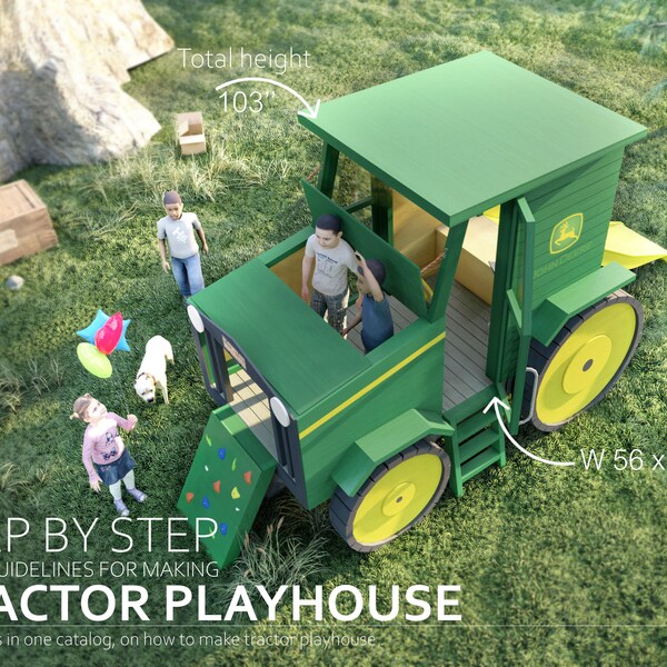 Shop Playhouse Plans - Etsy