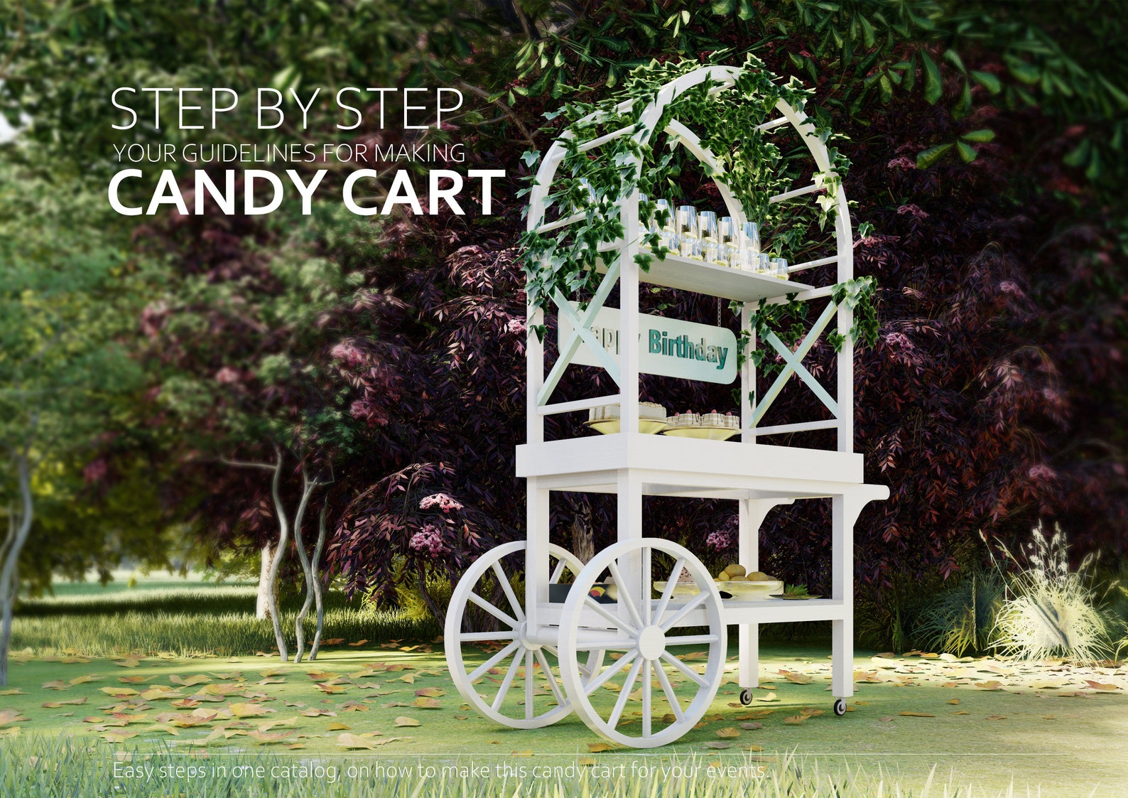 Candy Cart Plans / 25 X60 / Step-by-step Instructions - Etsy Canada