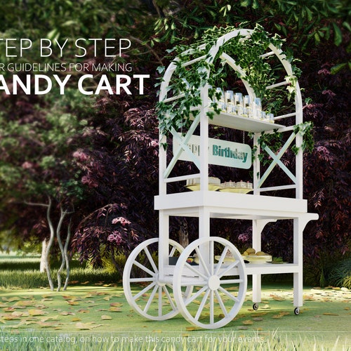 Candy Cart Plans / 25 X60 / Step-by-step Instructions - Etsy