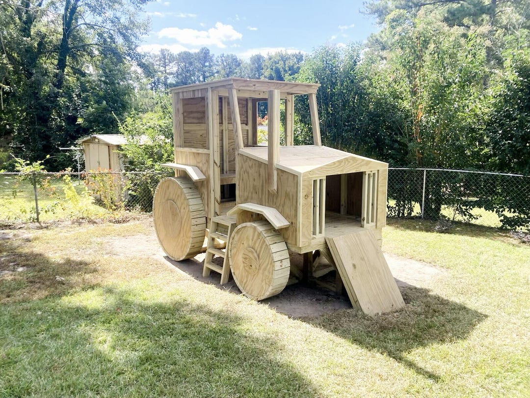 Playhouse tractor Shape / Playhouse Plans / Digital Download / PDF File ...