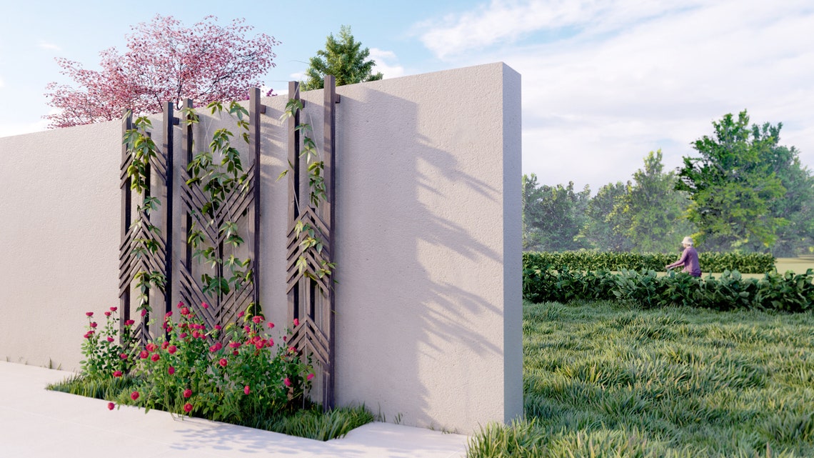 Trellis Plans / Wall Trellis / Garden Decoration | Etsy