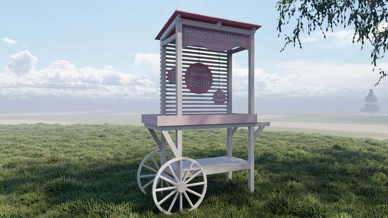 Candy Cart Plans 25 X 60 / Step-by-step Instructions - Etsy