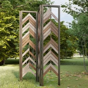 Partition Plans / Indoor Divider Panel / 1’ 6” X 4' 8'' X 6’ 5” / Step ...