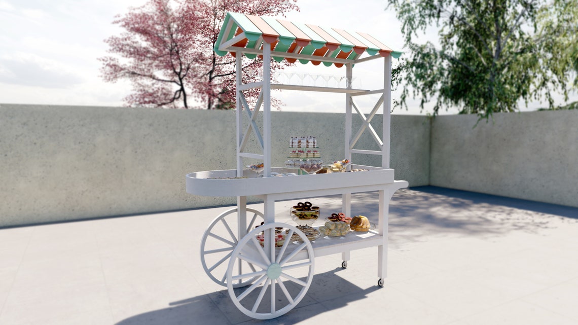 Candy Cart Plans / 23 X 60 / Step-by-step Instructions - Etsy