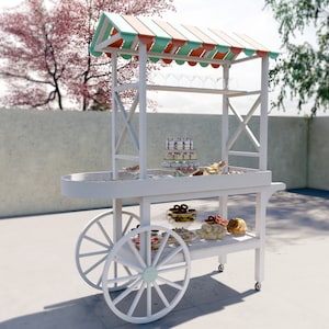 Candy Cart Plans, 23 X 60, Step-by-step Instructions, PDF FILE, Digital ...