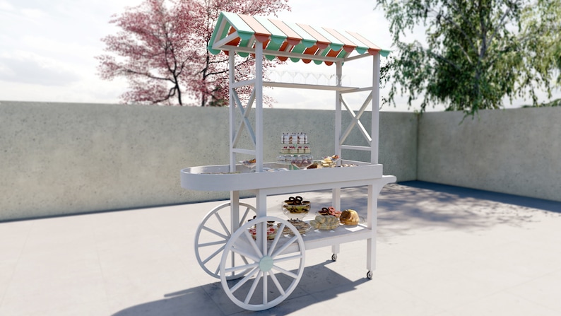 Candy Cart Plans / 23 X 60 / Step-by-step Instructions - Etsy