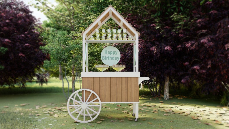 Candy Cart Plans / 25 X60 / Step-by-step Instructions - Etsy