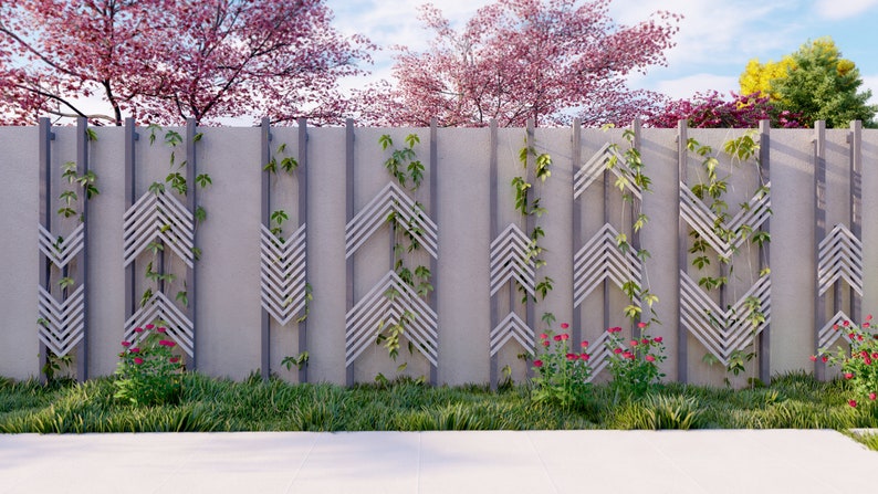 Trellis Plans / Wall Trellis / Garden Decoration / - Etsy