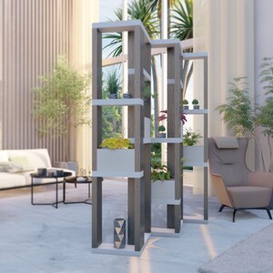 Partition Wall With Planters / 1’ 6” X 5’ 7” / Step-by-step ...