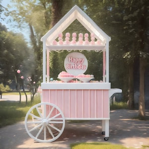 Candy Cart Plans, 25 X60”, Step-by-step Instructions, Digital Download ...