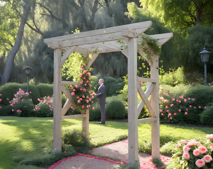 MODERN PERGOLA Plans 12' X 12', Step-by-step Instructions, Digital ...