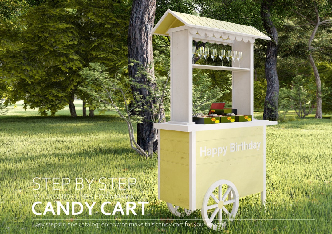 Candy Cart Plans / 1' 10'' X 4' 2''/ - Etsy