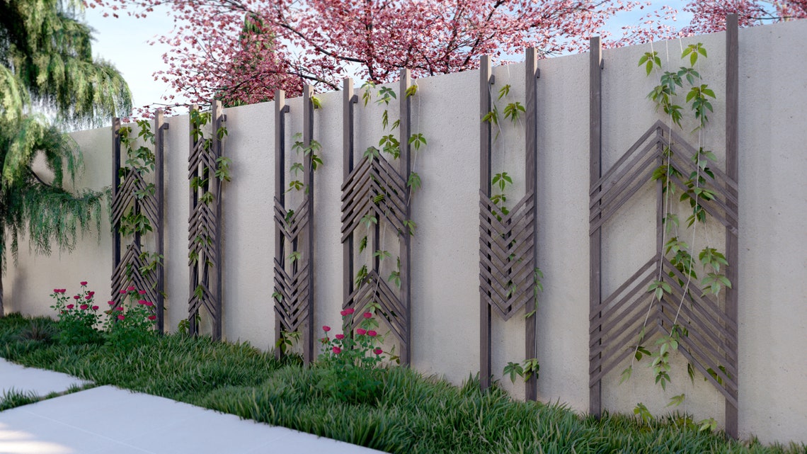 Trellis Plans / Wall Trellis / Garden Decoration | Etsy