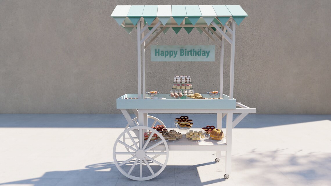 Candy Cart Plans / 23 X60 / Step-by-step Instructions - Etsy